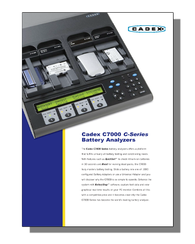 Cadex C7400-C (Philips) - Cadex Four Bay C-Series Battery Analyser Configured with Philips ...